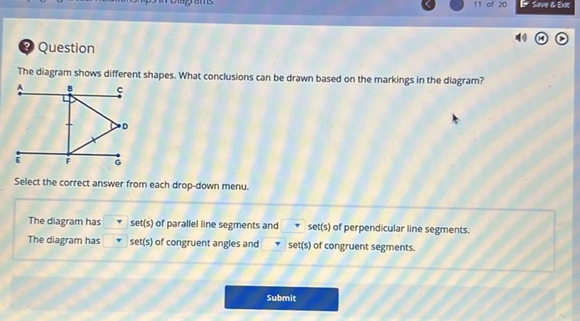 ? Question The diagram shows different shapes. What conclusions can be ...