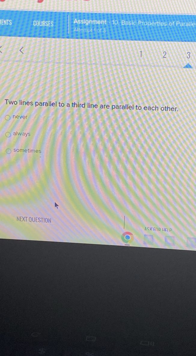 IENTS COURSES Assignment - 10 Basic Properties of Paralle Ats ipteris ...