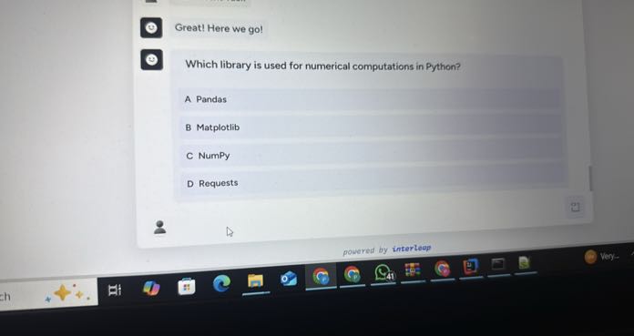 Great! Here we go! - Which library is used for numerical computations ...