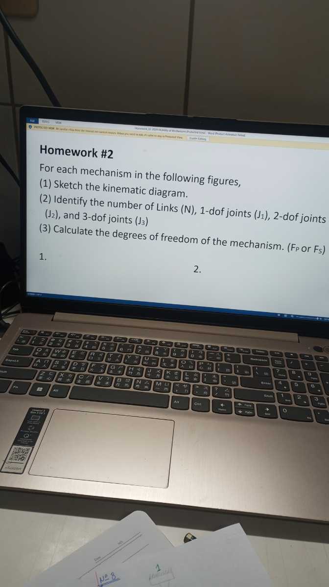vation view homework 2 for each mechanism in the following figures 1 ...