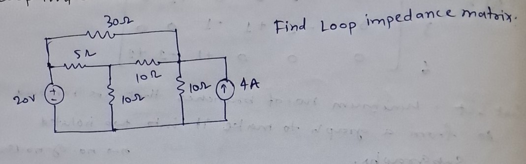 find loop impedance matrix
