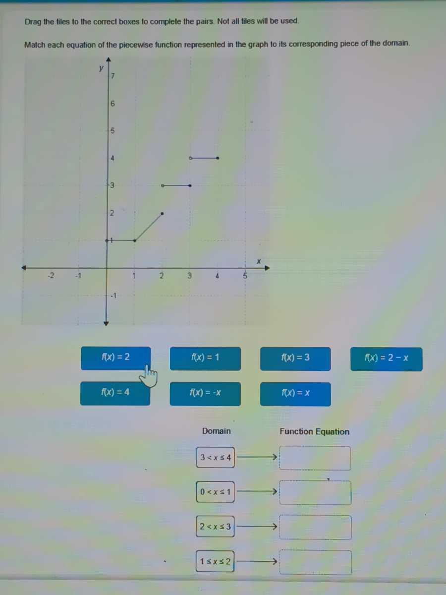 Drag the tiles to the correct boxes to complele the pairs. Not all tiles will be used. Match ...