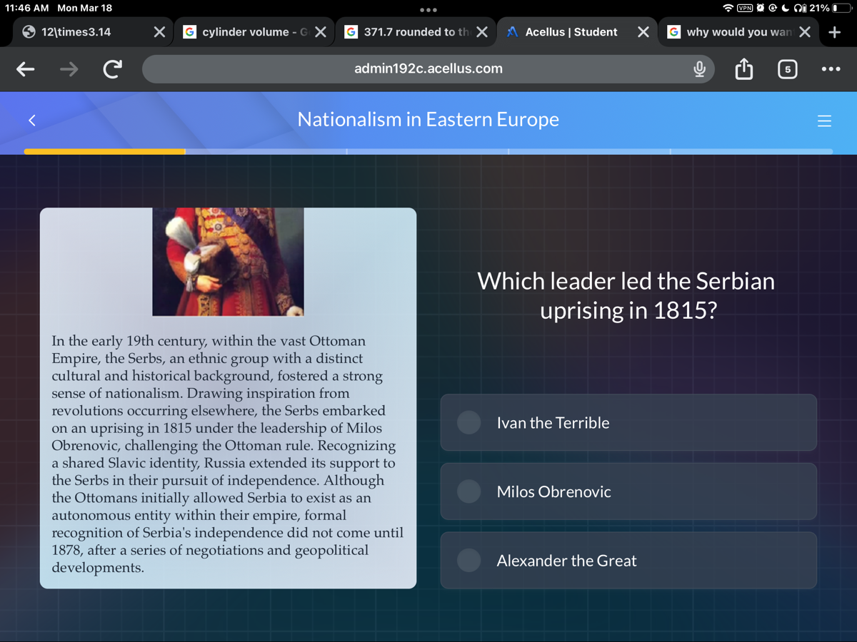 SOLVED: admin192c.acellus.com Nationalism in Eastern Europe In the ...