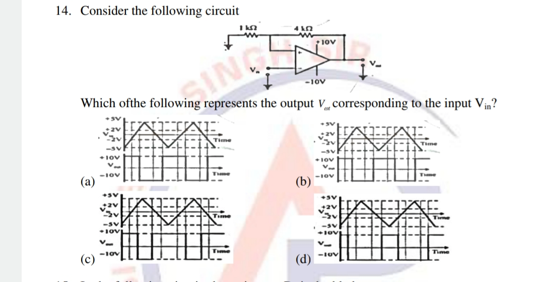 14 consider the following circuit which ofthe following represents the ... 14 consider the following circuit which ofthe following represents the ...