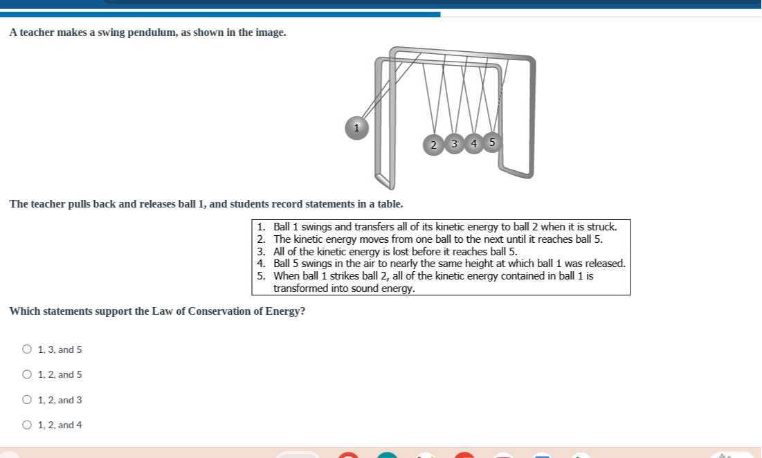A teacher makes a swing pendulum, as shown in the image. The teacher ...