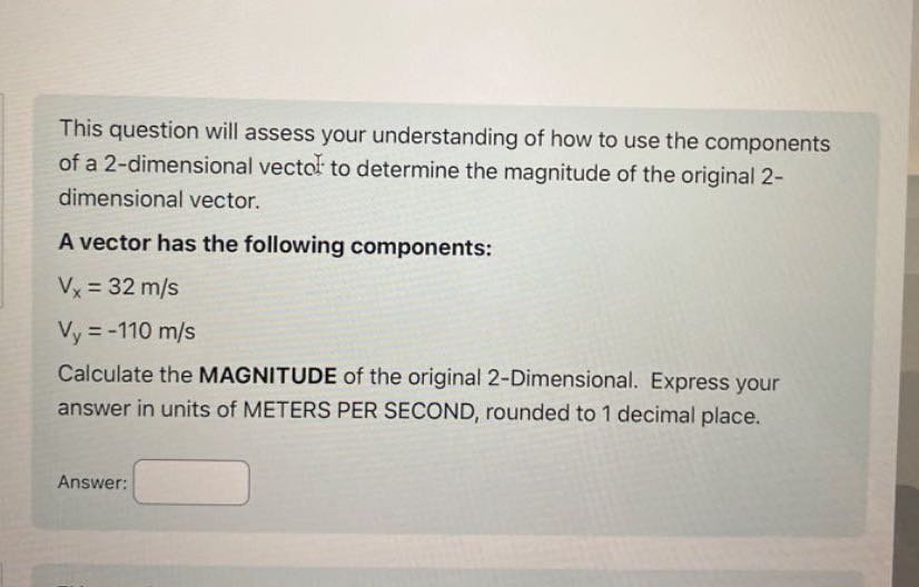 This question will assess your understanding of how to use the ...