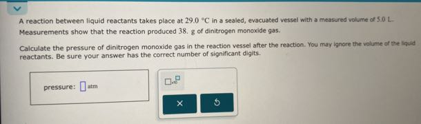 a reaction between liquid reactants takes place at 290circ mathrmc in a ...