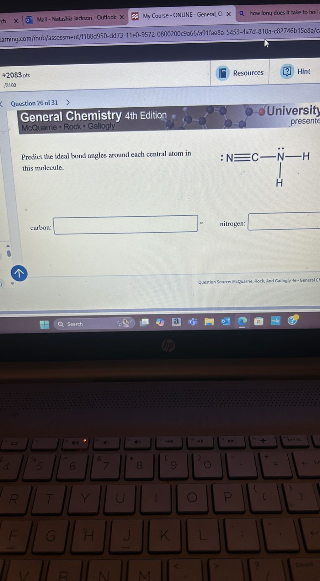 Mail - Natashia Jadson - Outlock X My Course - ONLNE - General, O how ...