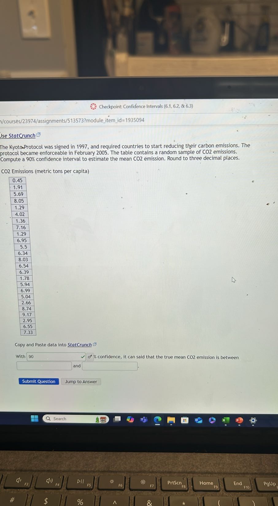 Checkpoint: Confidence Intervals ( 6.1,6.2,86.3 ) h/courses/23974/assignments/513573 ...