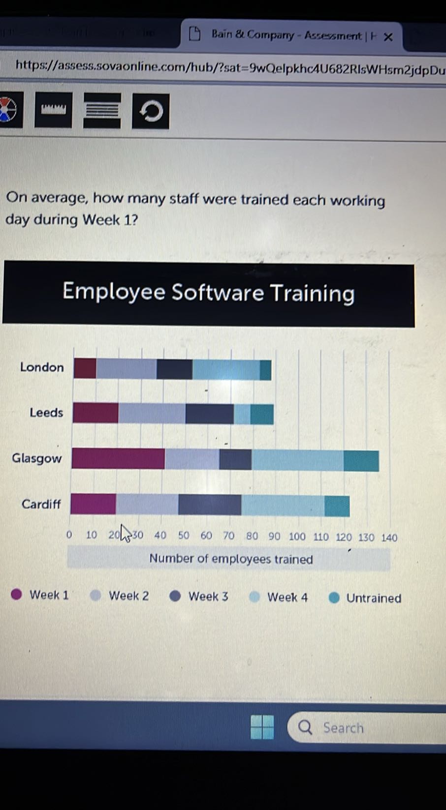 Bain & Compary - Assessment | | https://assess.sovaonline.com/hub/?sat ...