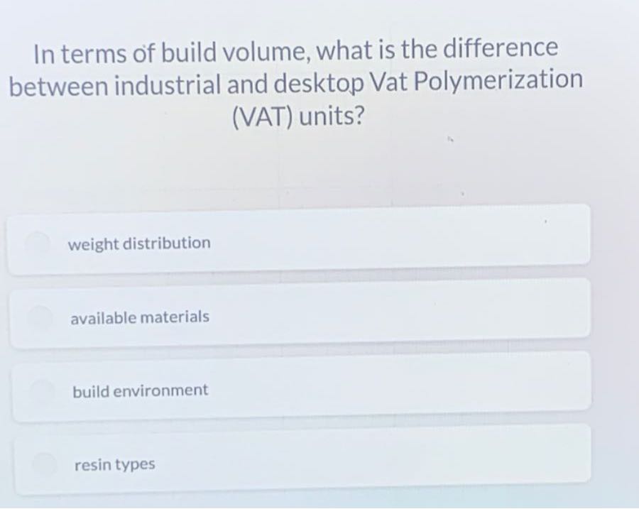 In terms of build volume, what is the difference between industrial and ...