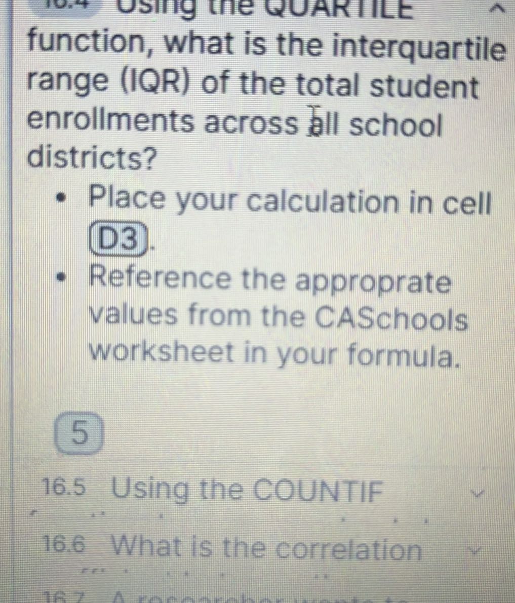 function, what is the interquartile range (IQR) of the total student ...