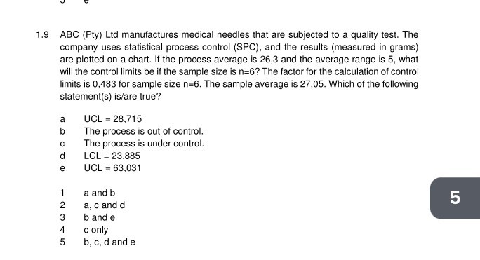 19 abc pty ltd manufactures medical needles that are subjected to a ...