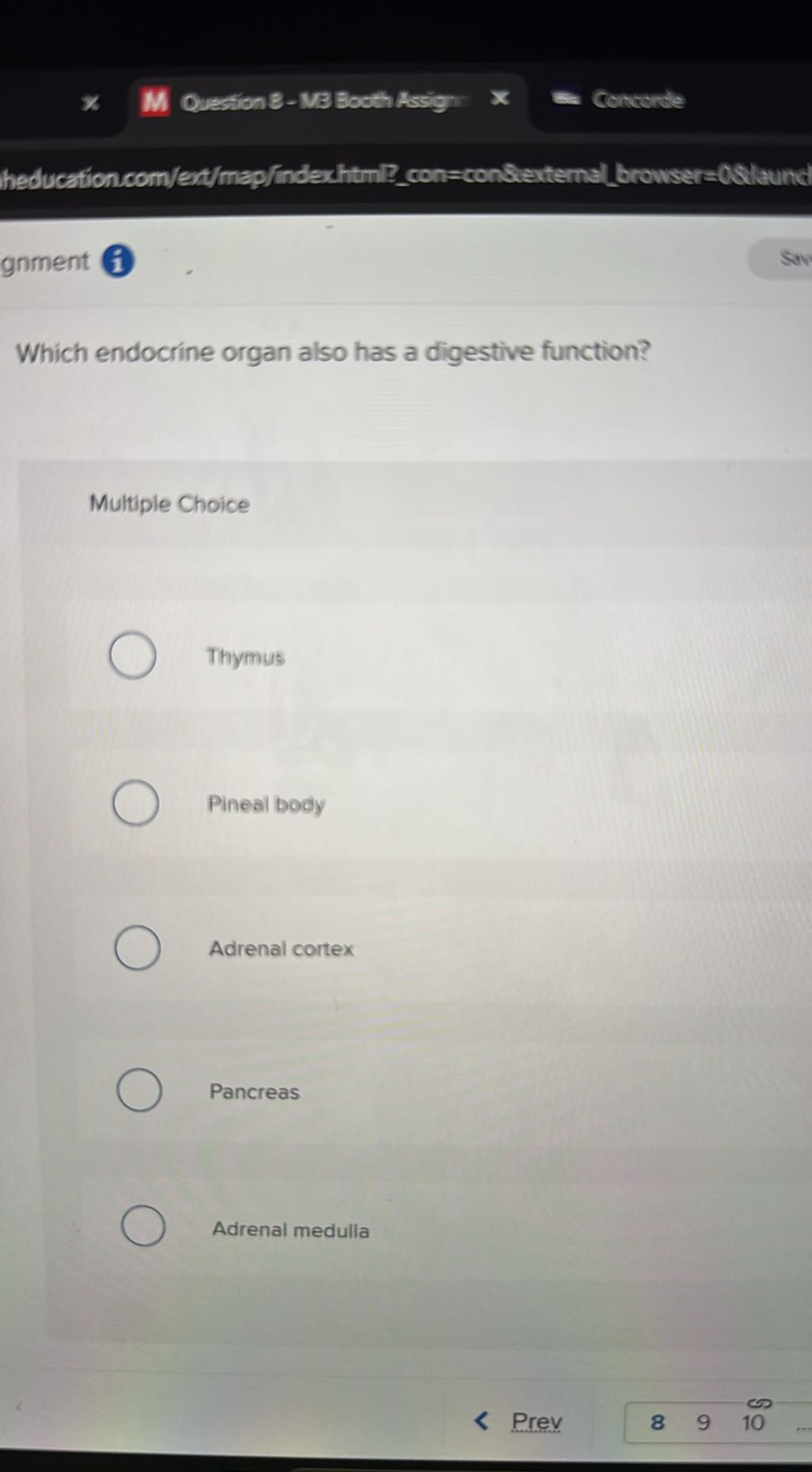 Question 8 - MB Bosth Assign Concorde Theducationcom/ext/map ...