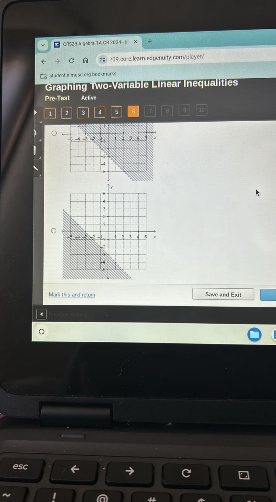 CRS2B Algebra 1A CR 2024 - If . 5 student.nimusd.org bookmarks Graphing Two-Variable Linear ...