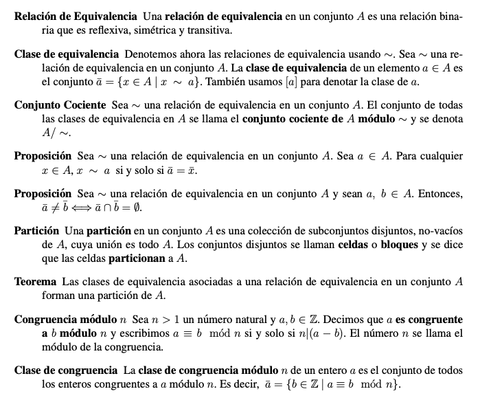 Relación de Equivalencia Una relación de equivalencia en un conjunto A ...