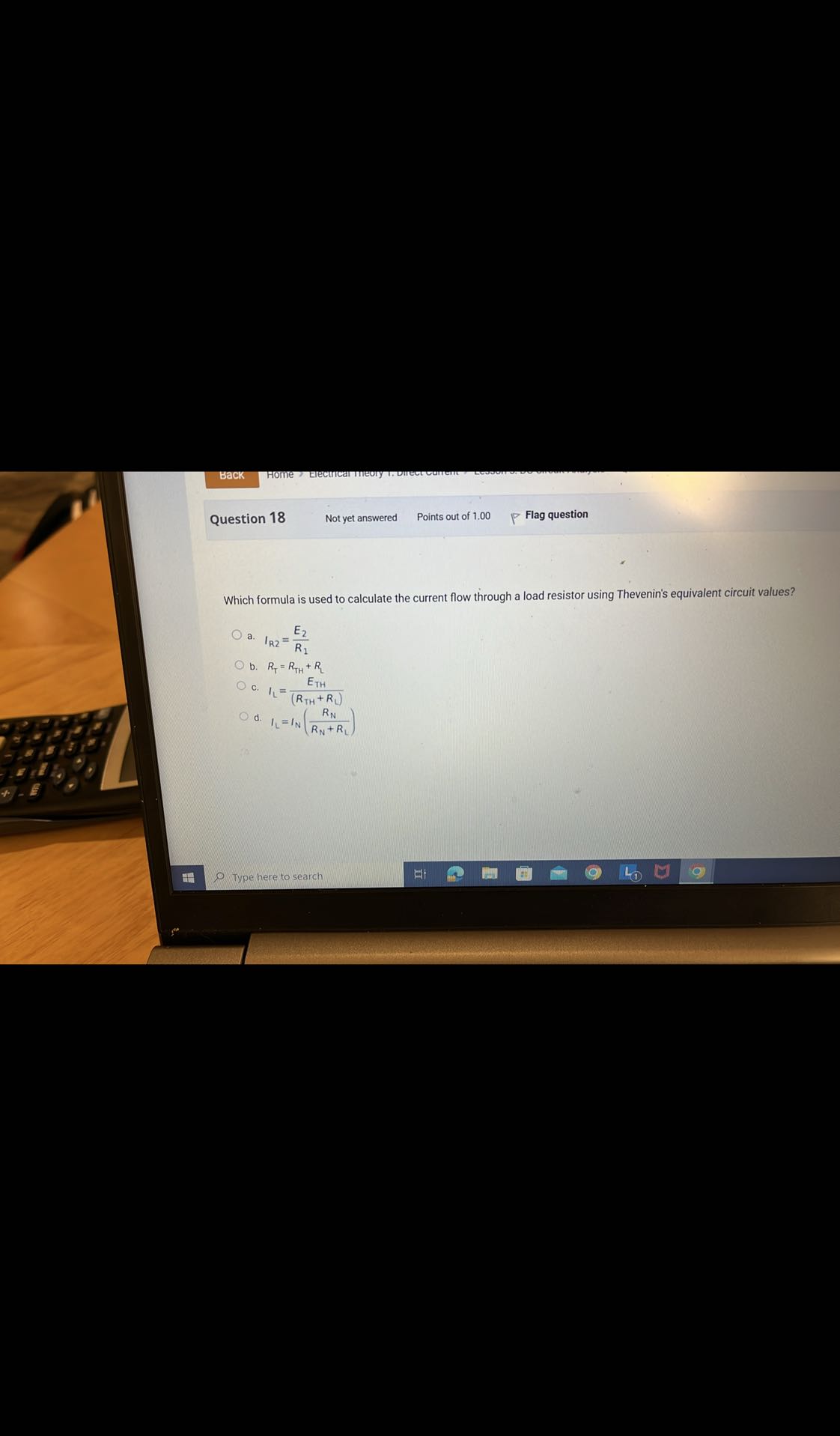 Back Question 18 Not yet answered Points out of 1.00 Flag question ...