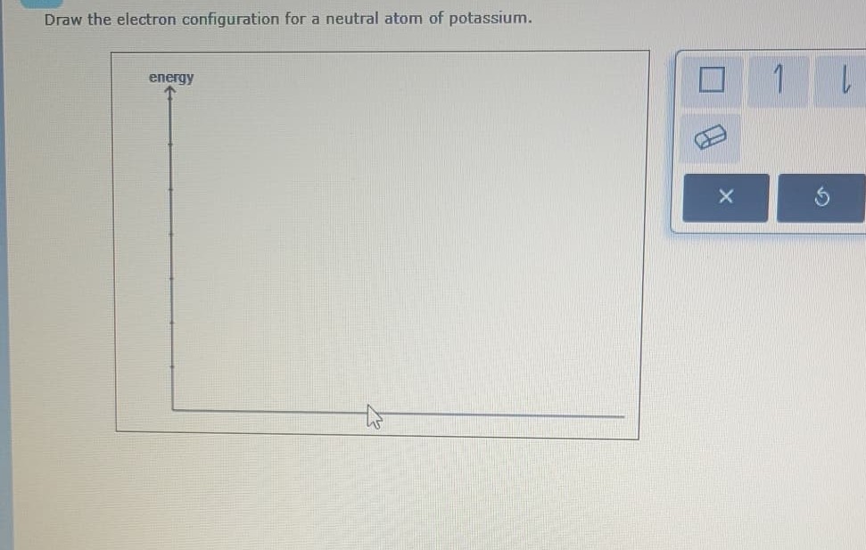 Draw The Electron Configuration For A Neutral Atom Of Potassium