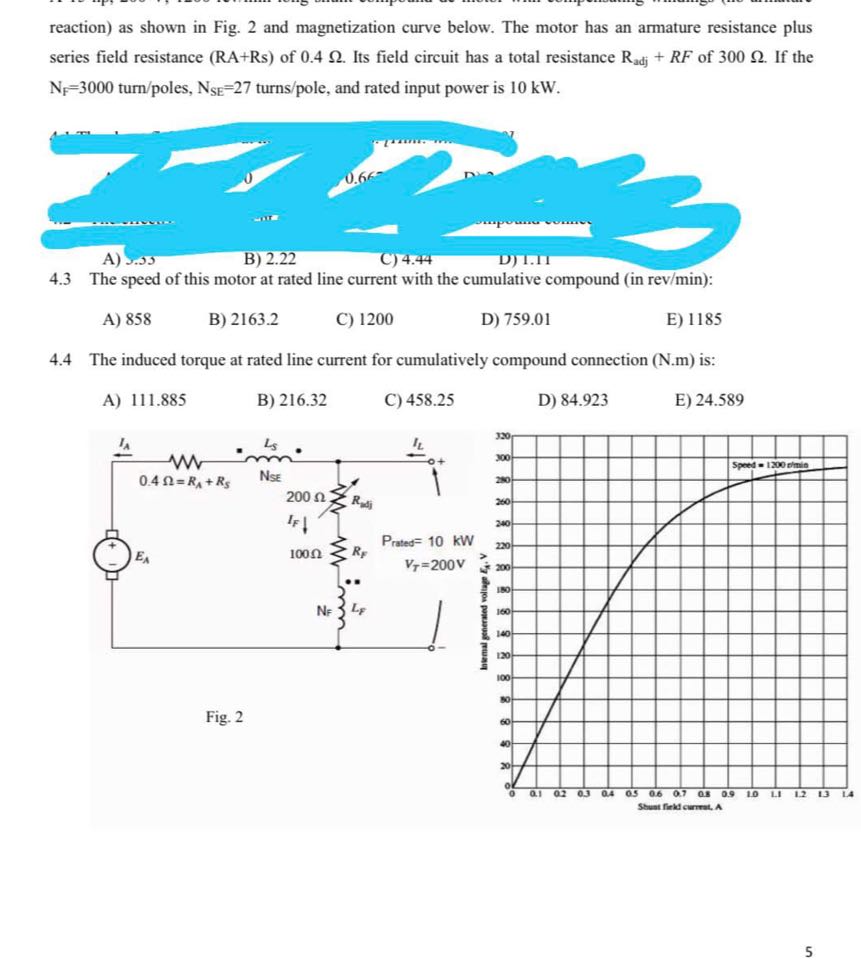 reaction) as shown in Fig. 2 and magnetization curve below. The motor ...