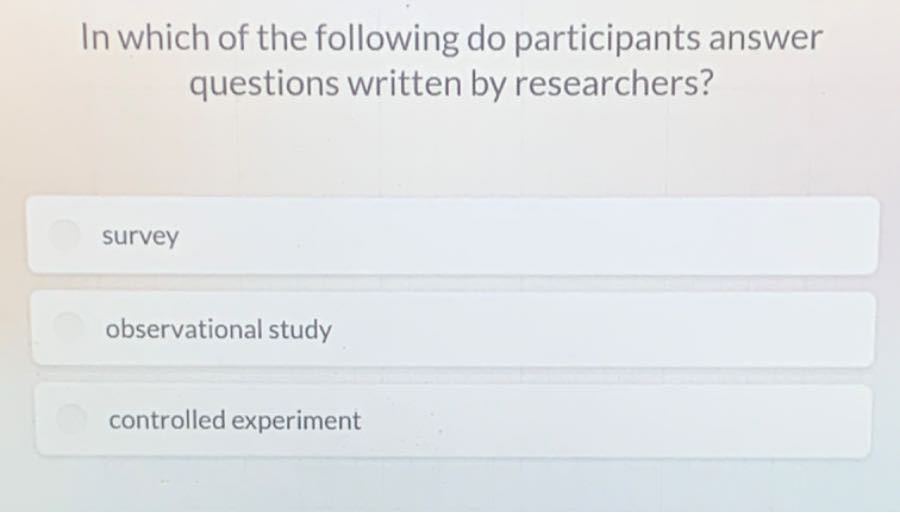 In which of the following do participants answer questions written by ...