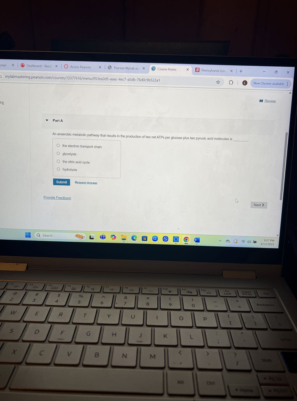 Dashboard - Read Access Pearson Pearson MyLab an Course Home ...