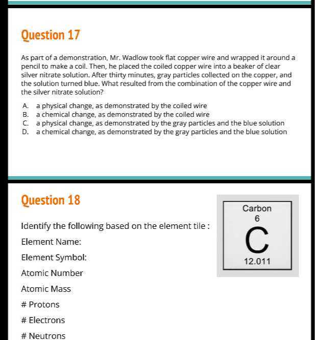 question 17 as part of a demonstration mr wadlow took flat copper wire ...
