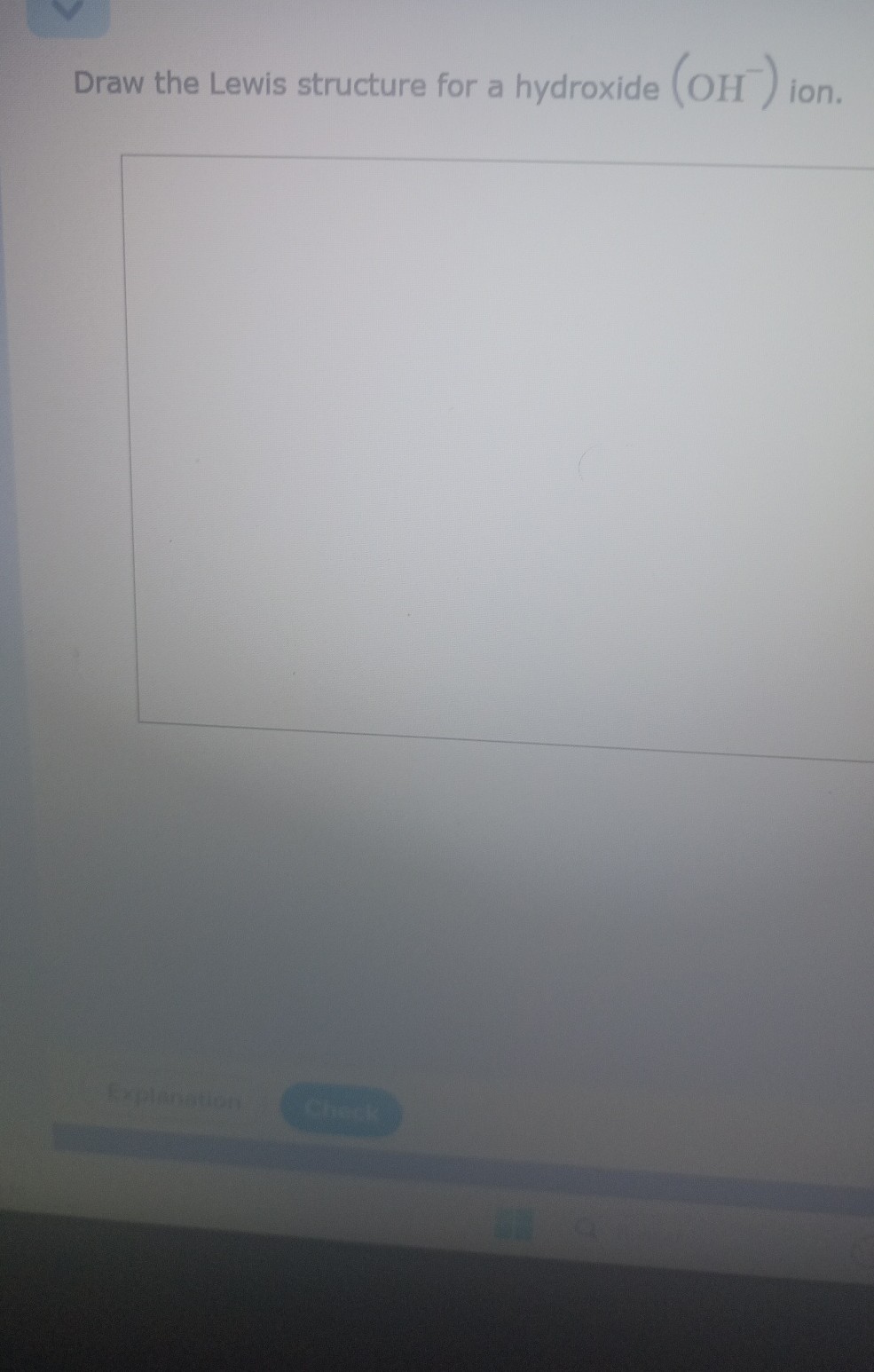 draw the lewis structure for a hydroxide leftmathrmoh right ion ex ...