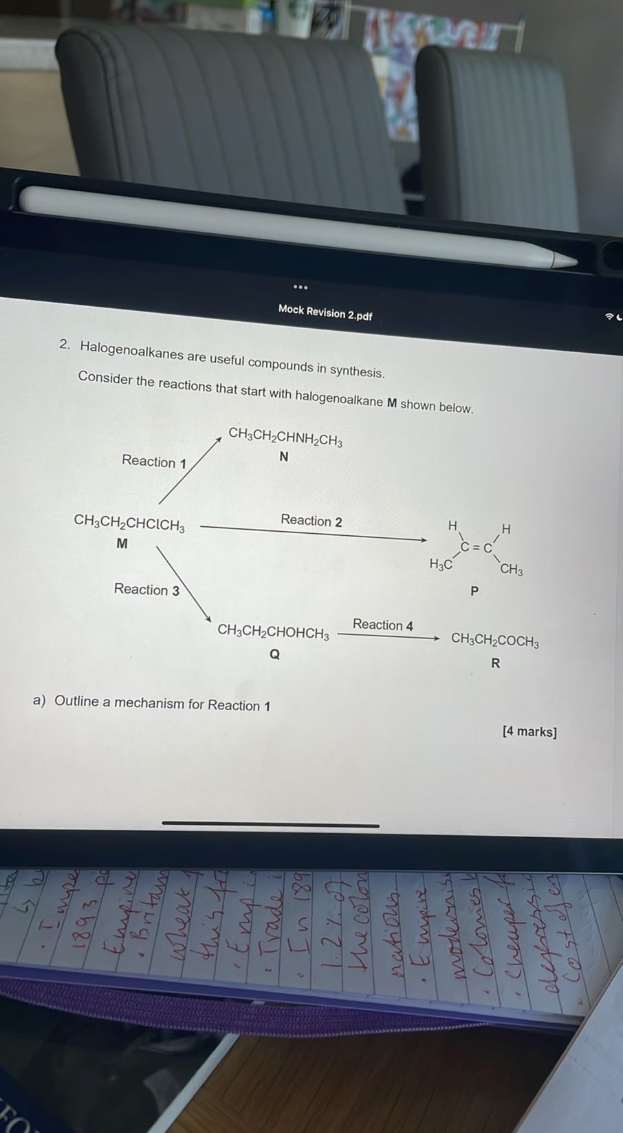 Mock Revision 2.pdf 2. Halogenoalkanes are useful compounds in ...