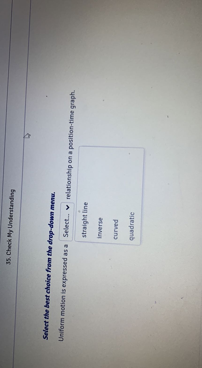 35. Check My Understanding Select the best choice from the drop-down ...