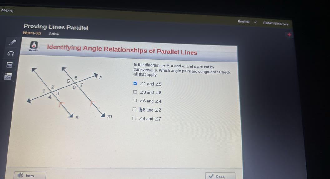 [GET ANSWER] (MAZOL) Enefish Tu:taninu Kenzeta Proving Lines Parallel ...
