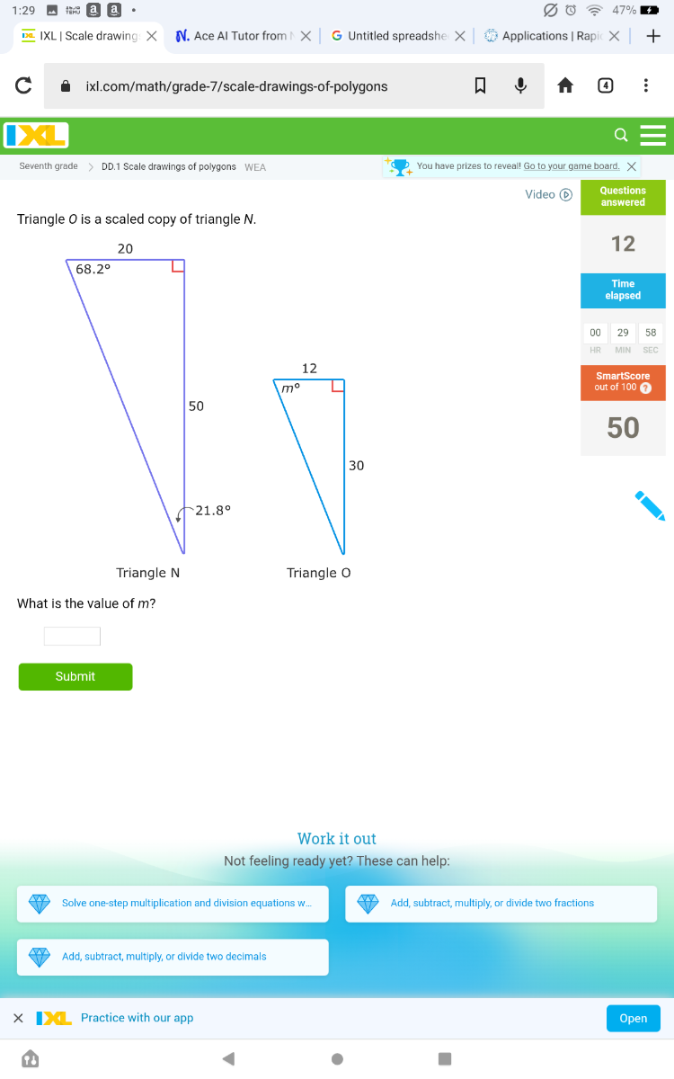 1: 29 Non IBe. IXL | Scale drawing: N. Ace Al Tutor from 1 × G Untitled ...