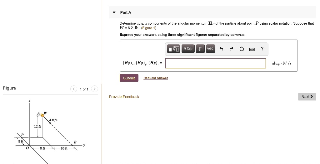 Solved Determine The X Y And Z Components Of The Angular Momentum Lp 0387