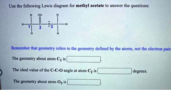 Methyl Acetate Lewis Structure
