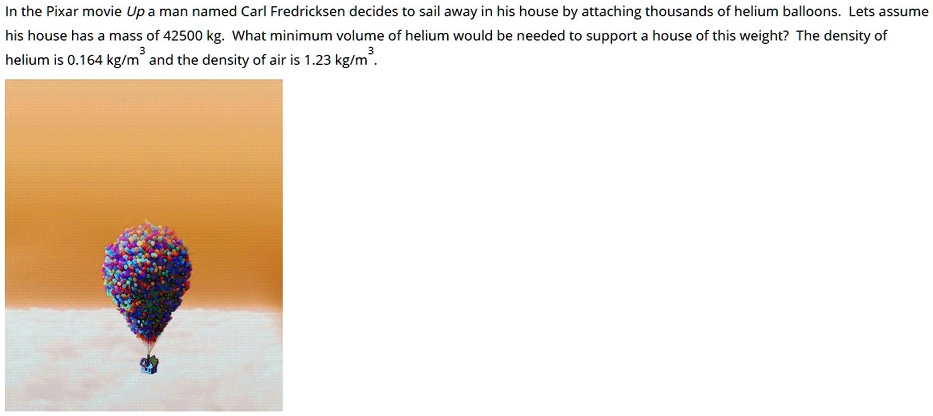 in the pixar movie upa man named carl fredricksen ecides to sail away ...