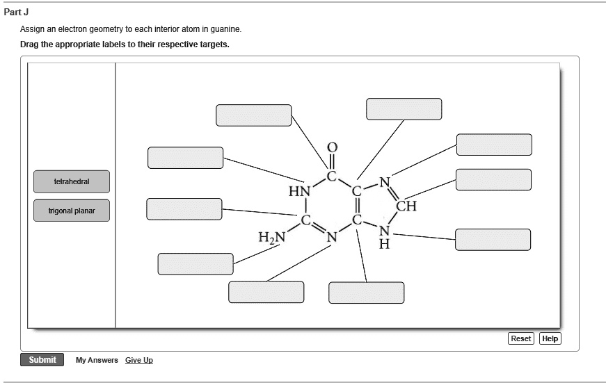 SOLVED: ' Part J Assign an electron geometry to each interior atom in ... SOLVED: ' Part J Assign an electron geometry to each interior atom in ...