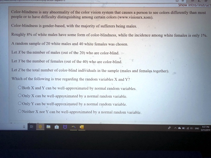 show intro instruce color blindness is any abnormality of the color ...