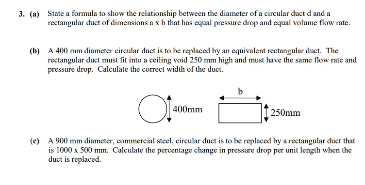 3. (a) State a formula to show the relationship between the diameter of ...