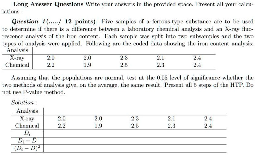 SOLVED: Long Answer Questions Write your answers in the provided space ... SOLVED: Long Answer Questions Write your answers in the provided space ...