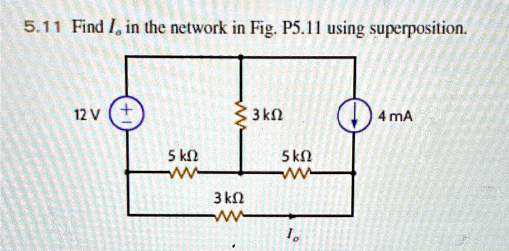 SOLVED: 5.11 Find the maximum power at RL in the network in Fig. P5.11 using Thevenin's theorem ...