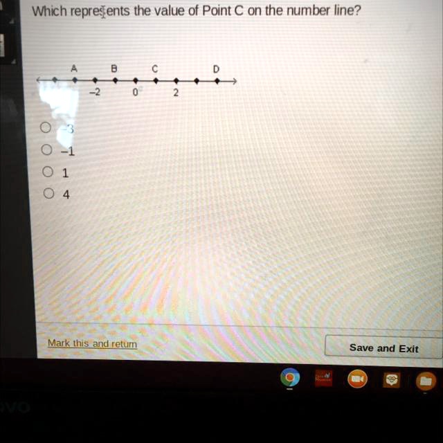 SOLVED: 'Which represents the value of Point C on the number line ...
