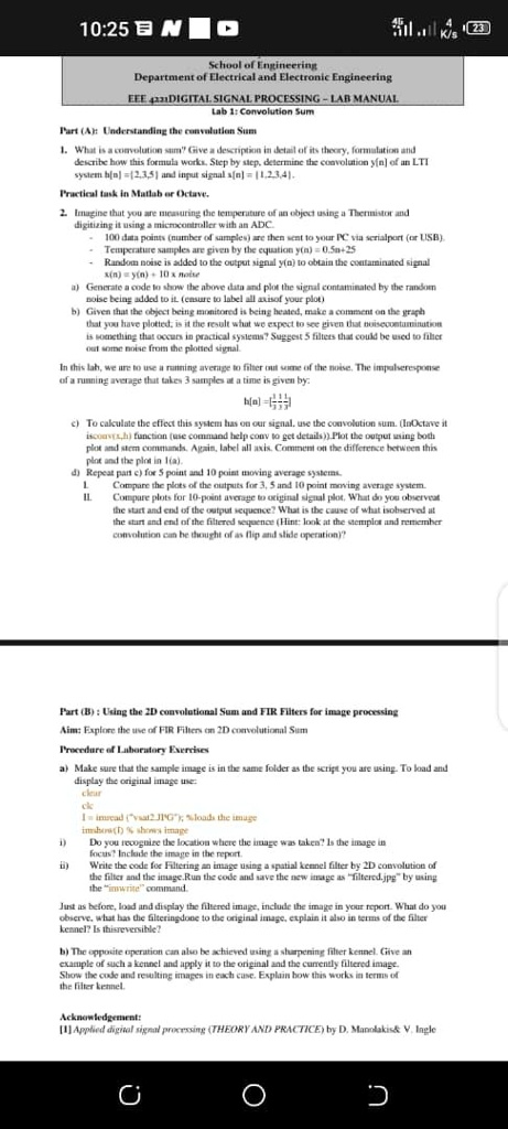 SOLVED: 10:25 1 School of Engineering Department of Electrical and Electronic Engineering ...