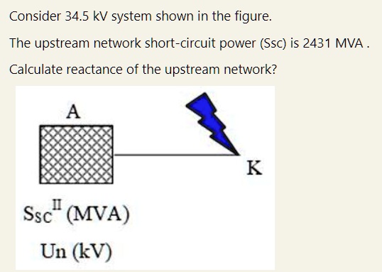 SOLVED: Hurry !!!!!!!!!!!! Consider 34.5 kV system shown in the figure ...