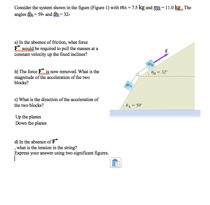Consider the system shown in the figure (Figure 1) wi… - SolvedLib