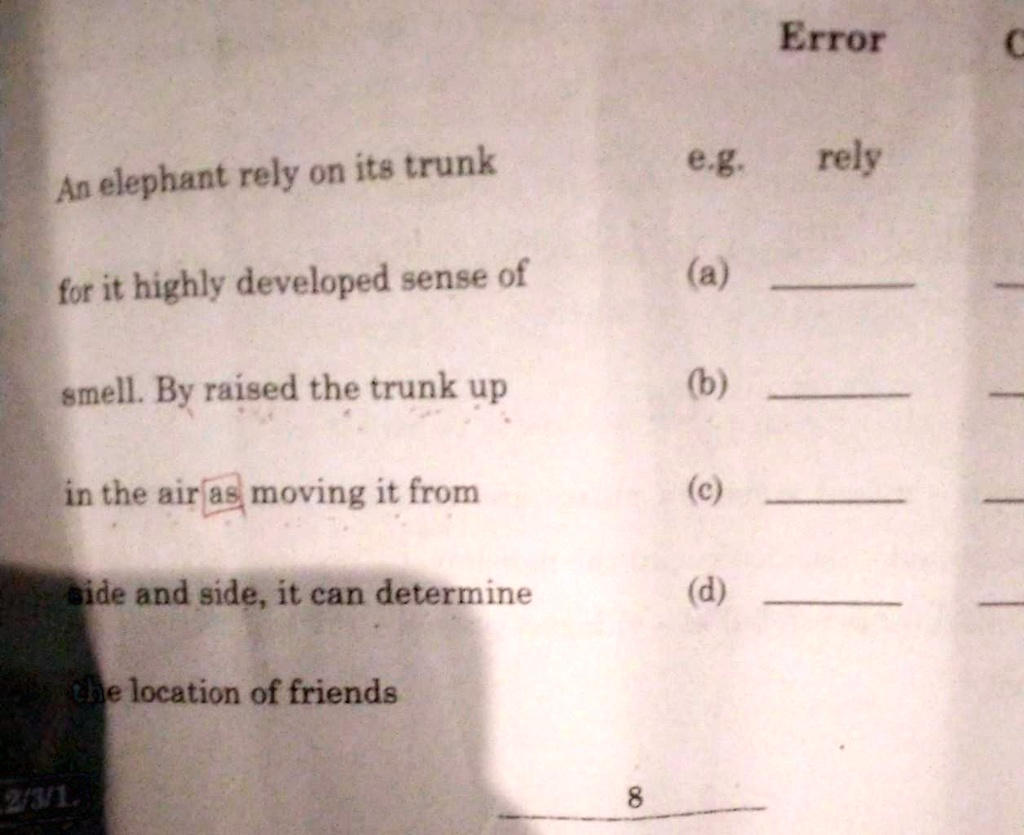 SOLVED: Please do these error corrections.