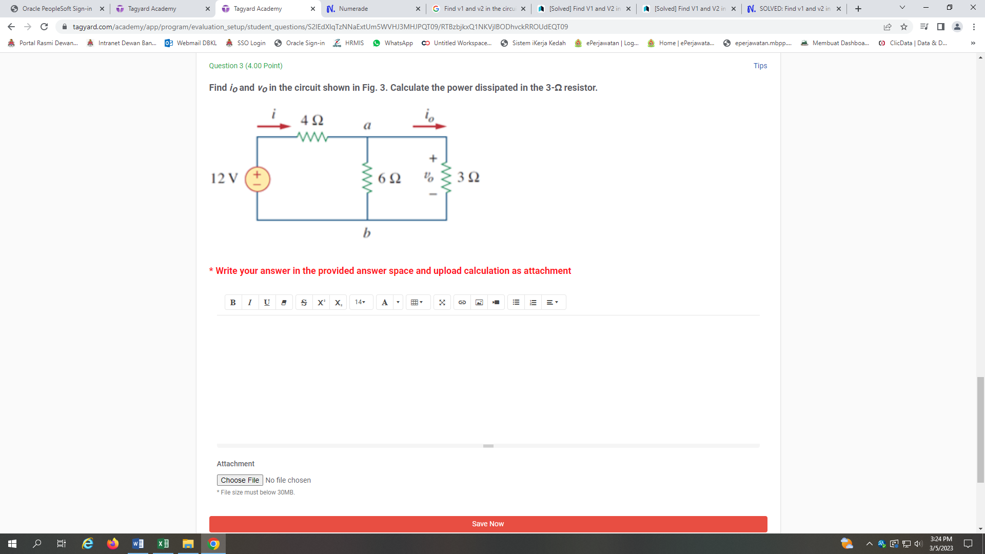 ( Oracle PeopleSoft Sign-in ×| T Tagyard Academy x Tagyard Academy × N. Numerade × G Find v 1 ...