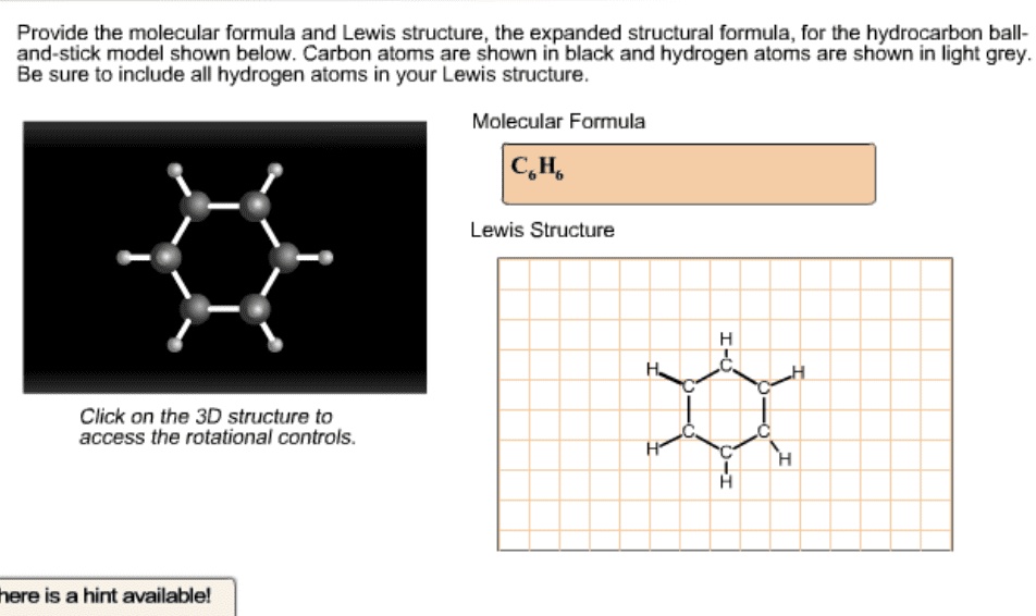 Provide the molecular formula and Lewis structure, the expanded ...