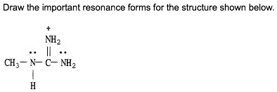 SOLVED: ' Draw the important resonance forms for the structure shown below.