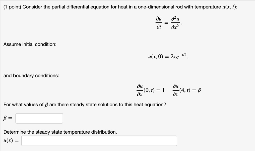 Heat Equation Rod