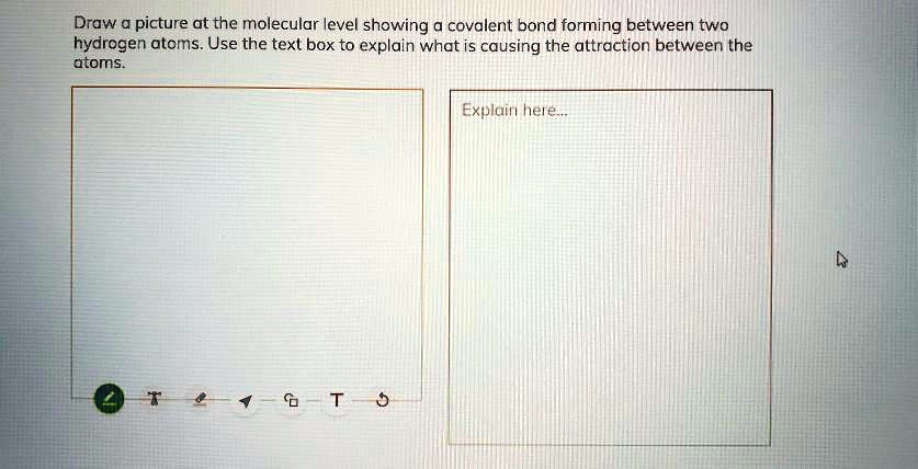 draw picture at the molecular level showing covalent bond forming ...