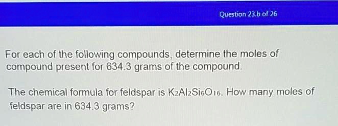 SOLVED: Question 23.b of 26 For each of the following compounds ...